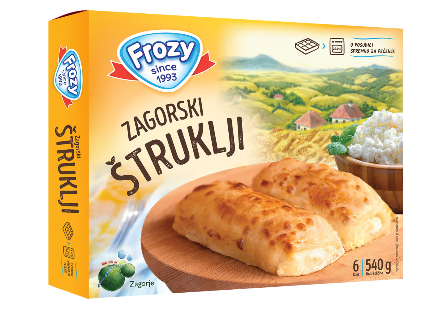 Zagorski štruklji sa sirom - Frozy