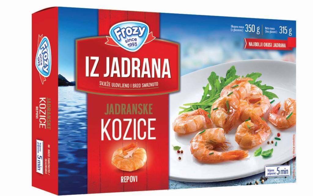 Jadranske kozice rep - Frozy