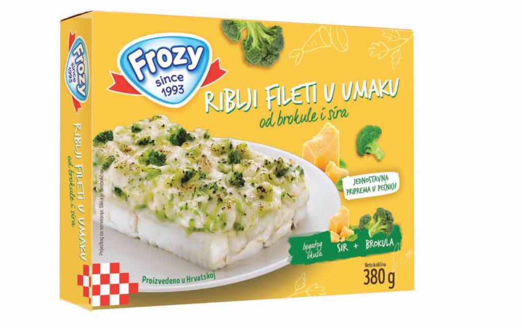 RIBLJI FILETI U UMAKU OD BROKULE I SIRA - Frozy